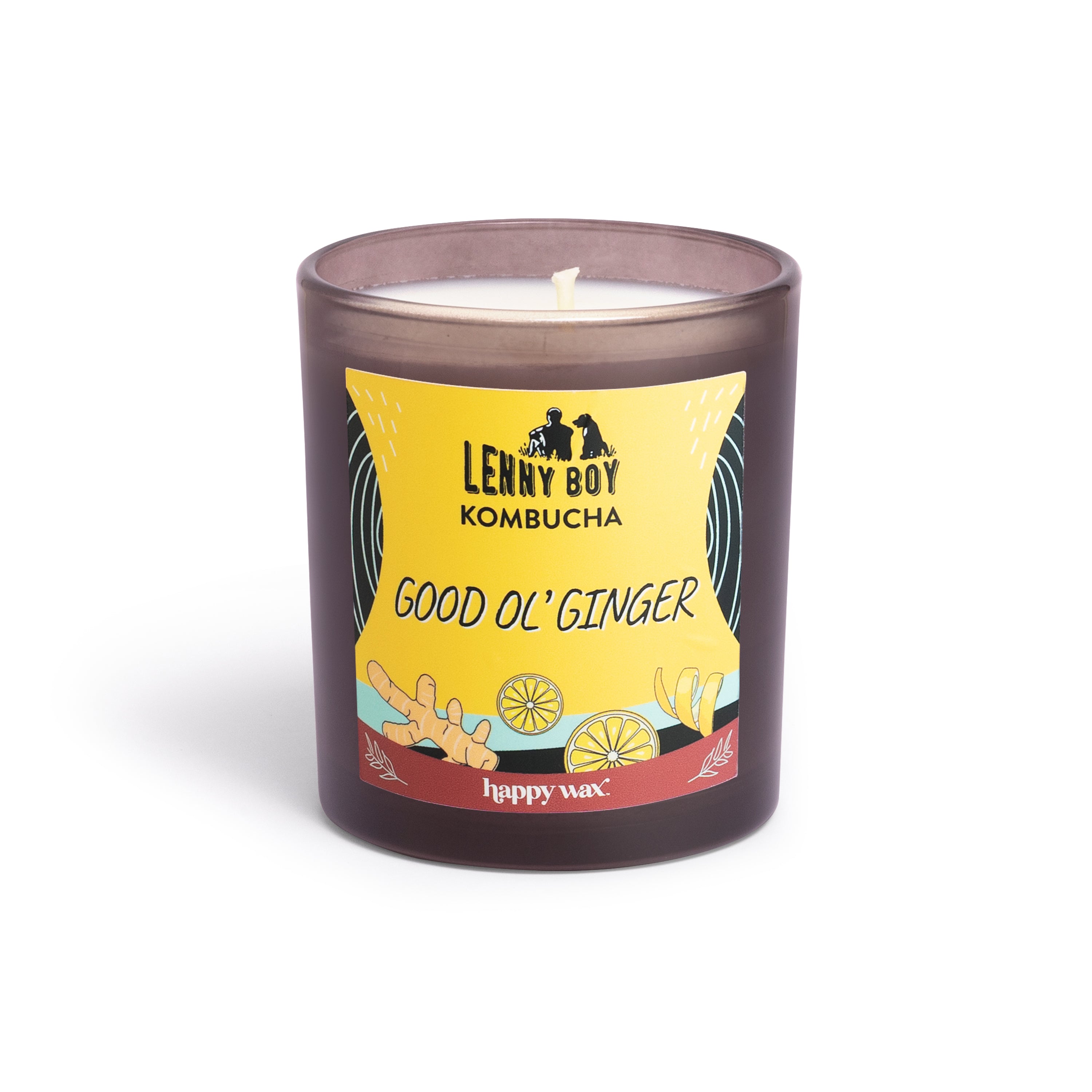 Good Ol' Ginger Single Wick Candle - Happy Wax®