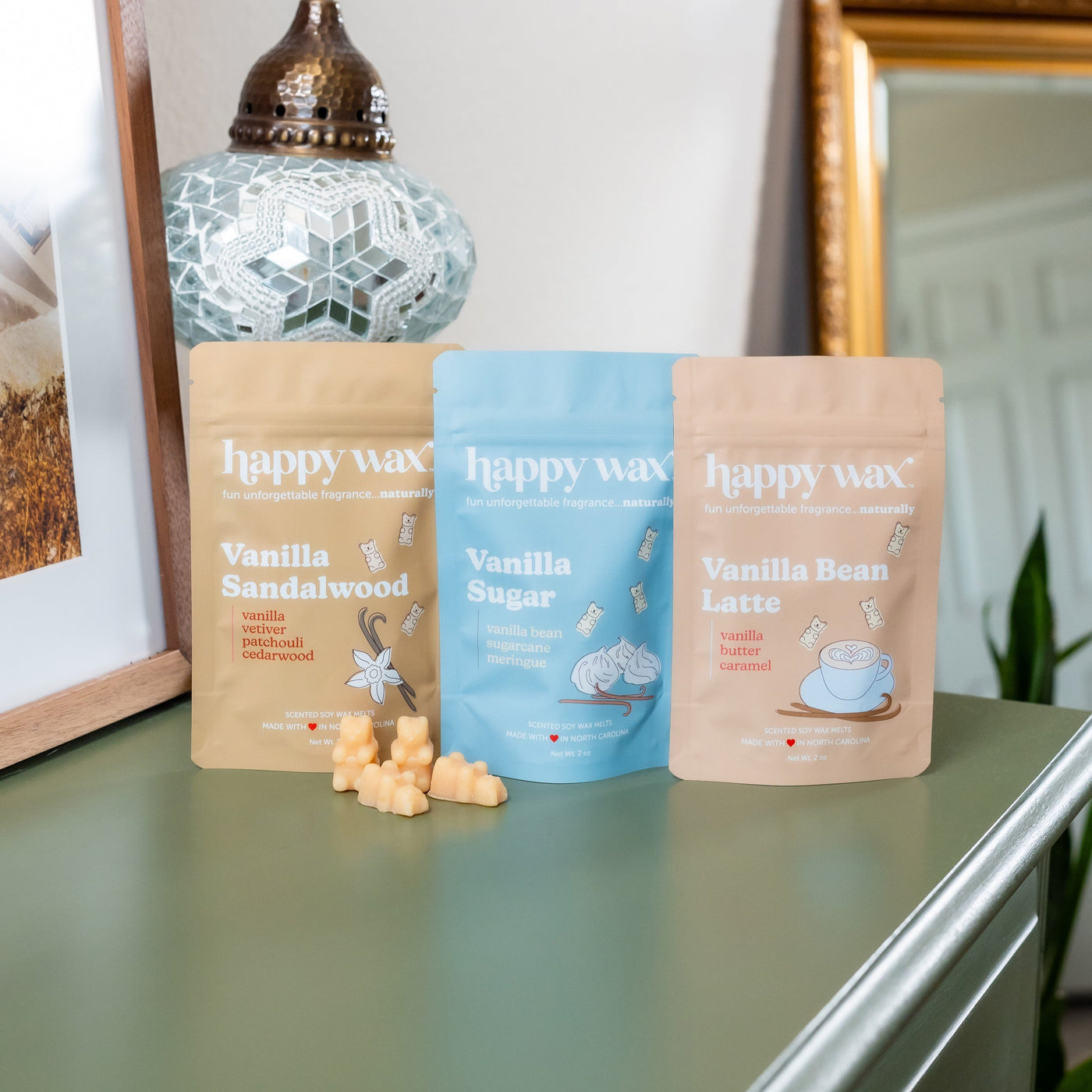 Vanilla Lovers Collection 3-Pack - Happy Wax®