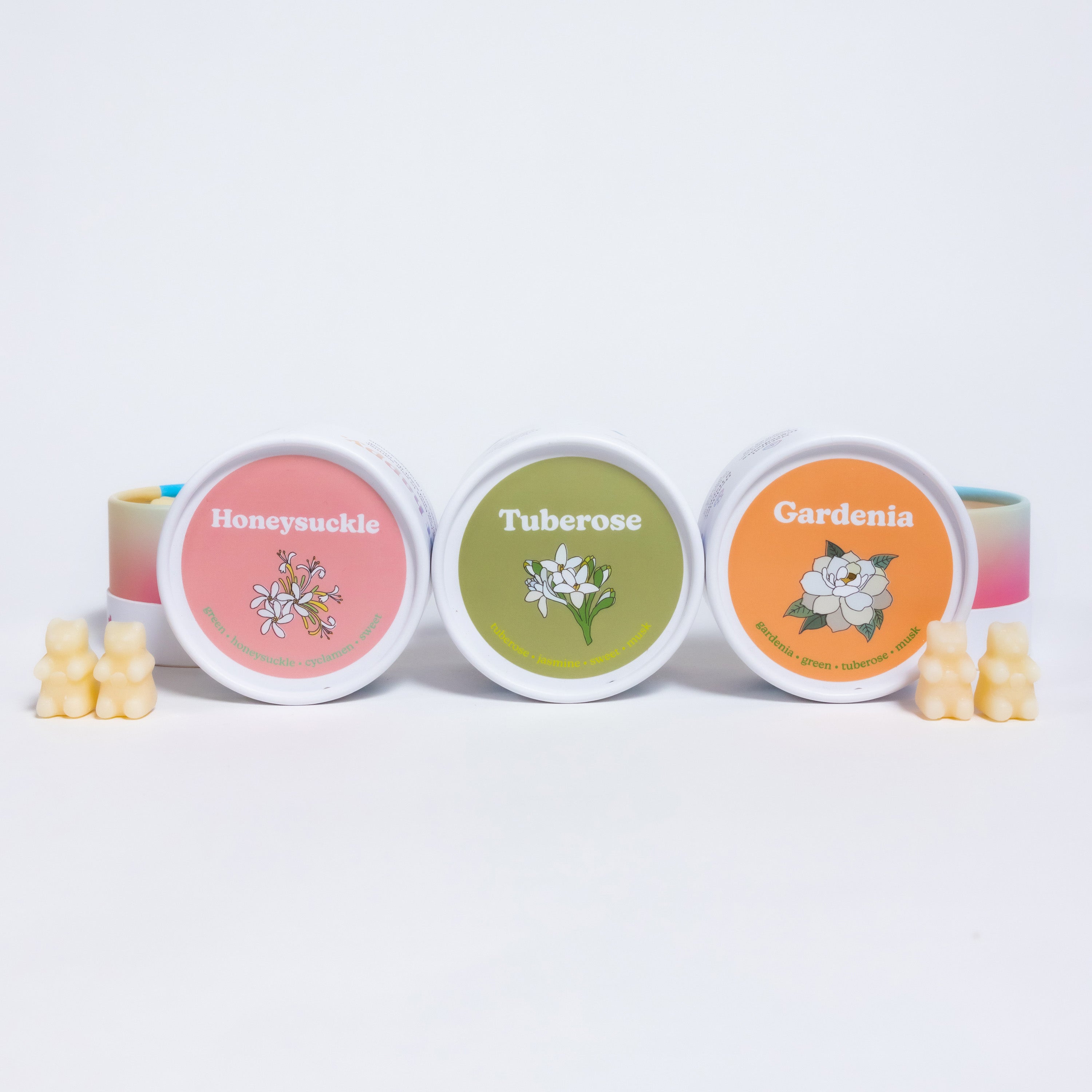 White Garden Collection 3-Pack - Happy Wax®