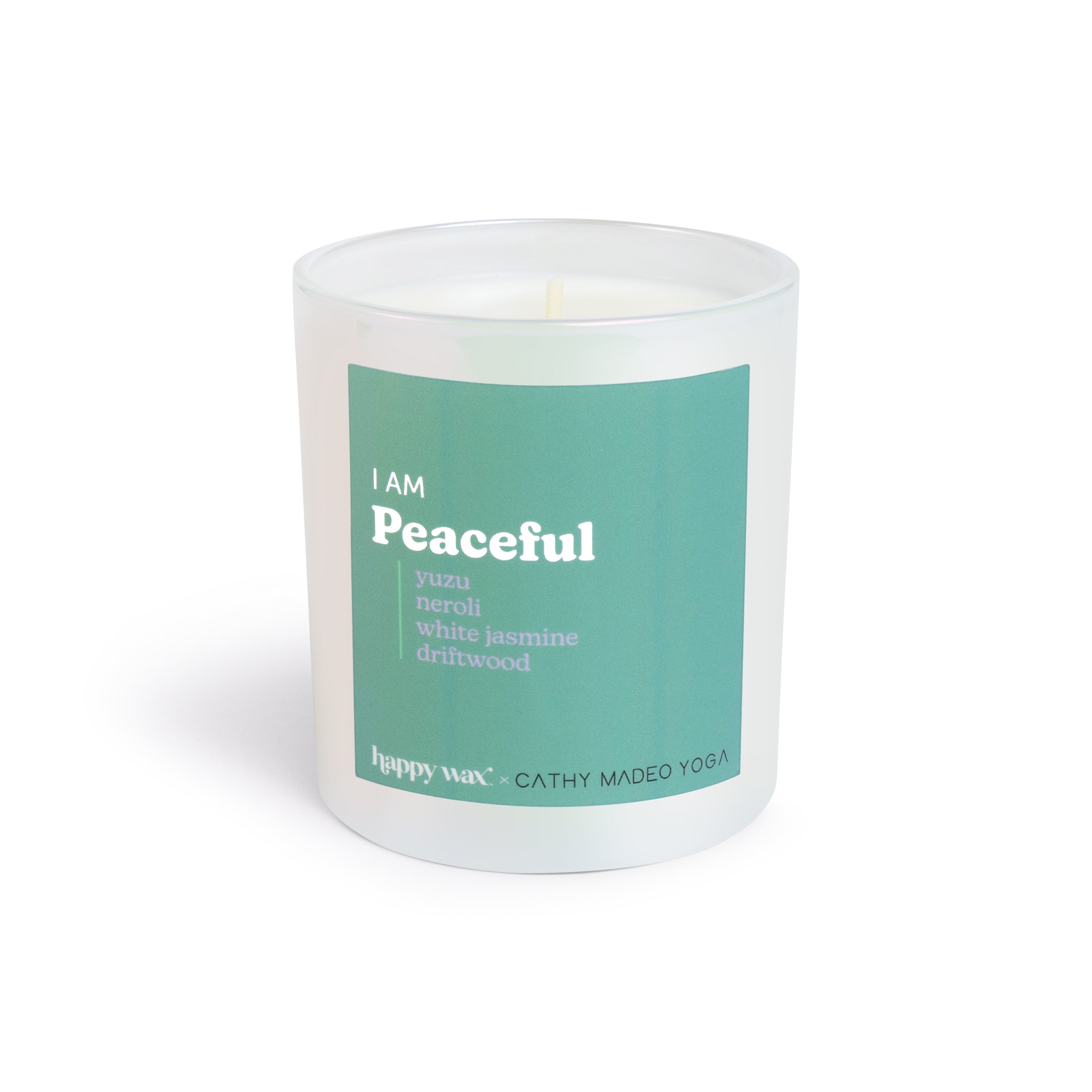 I am Peaceful Single Wick Candle - Happy Wax®