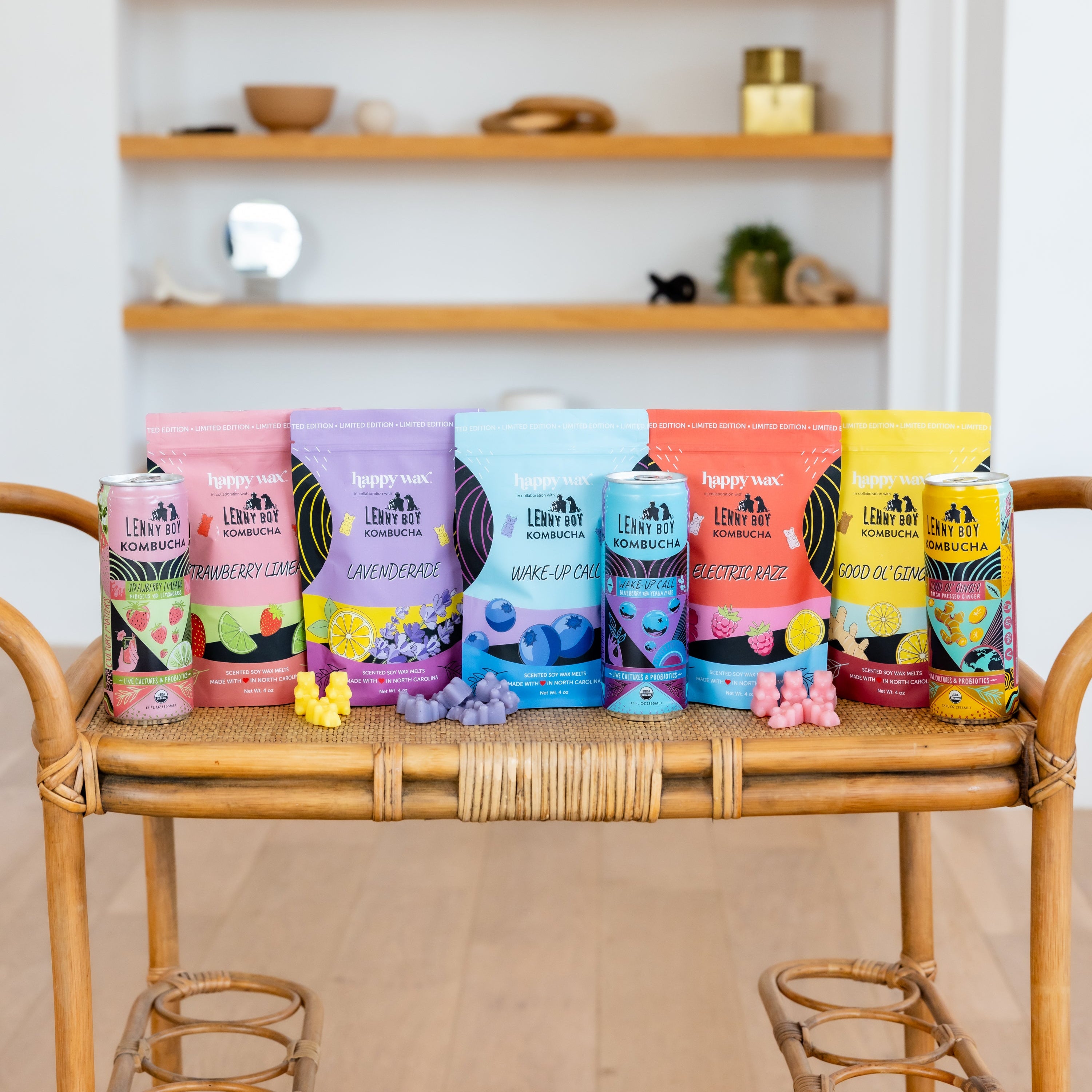 Fizzy Fruit Collection 5-Pack - Happy Wax®