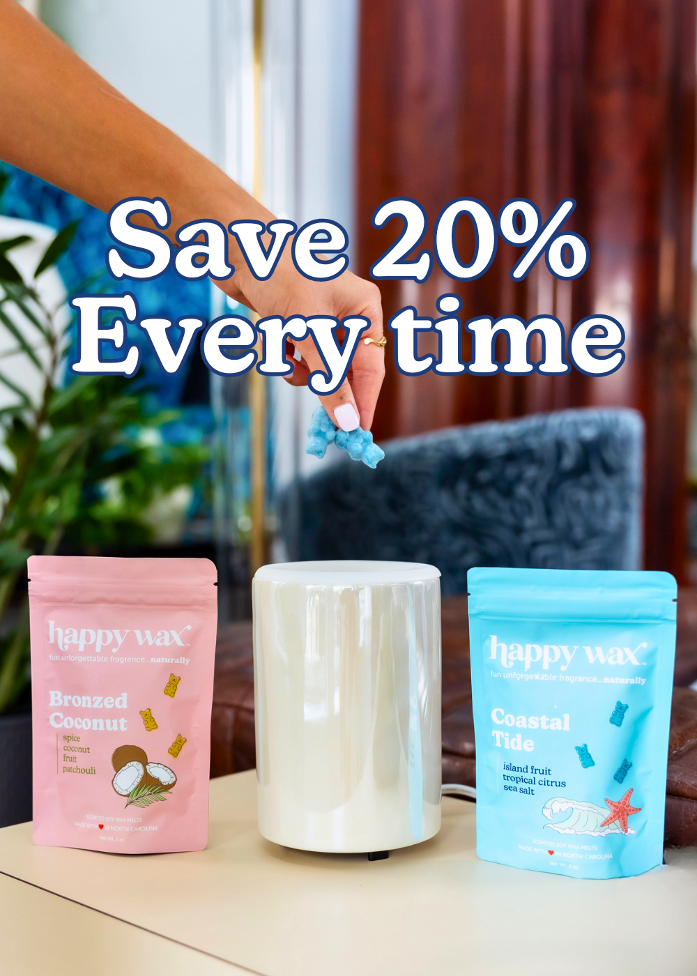Happy Wax®: Soy Wax Melts & Wax Warmers